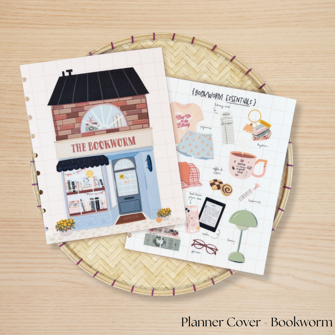 Bookworm Planner Cover – The Scrappy Wife