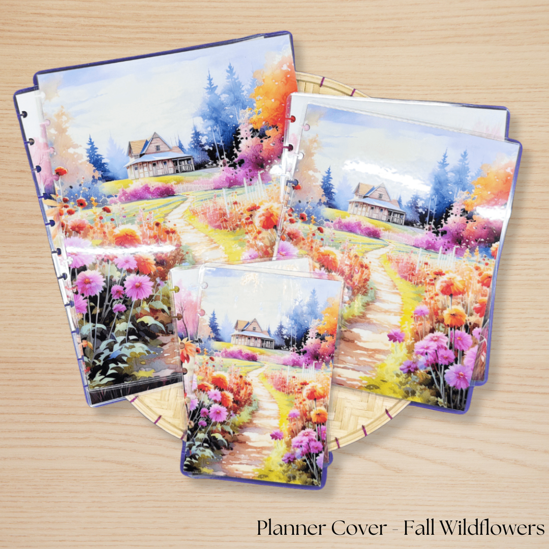 Fall Wildflowers Planner Cover – The Scrappy Wife